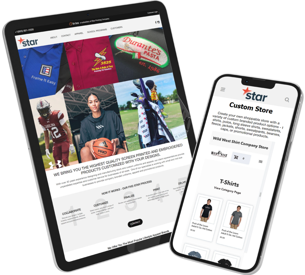 Star Printing — Decorated Apparel & Order Management Software