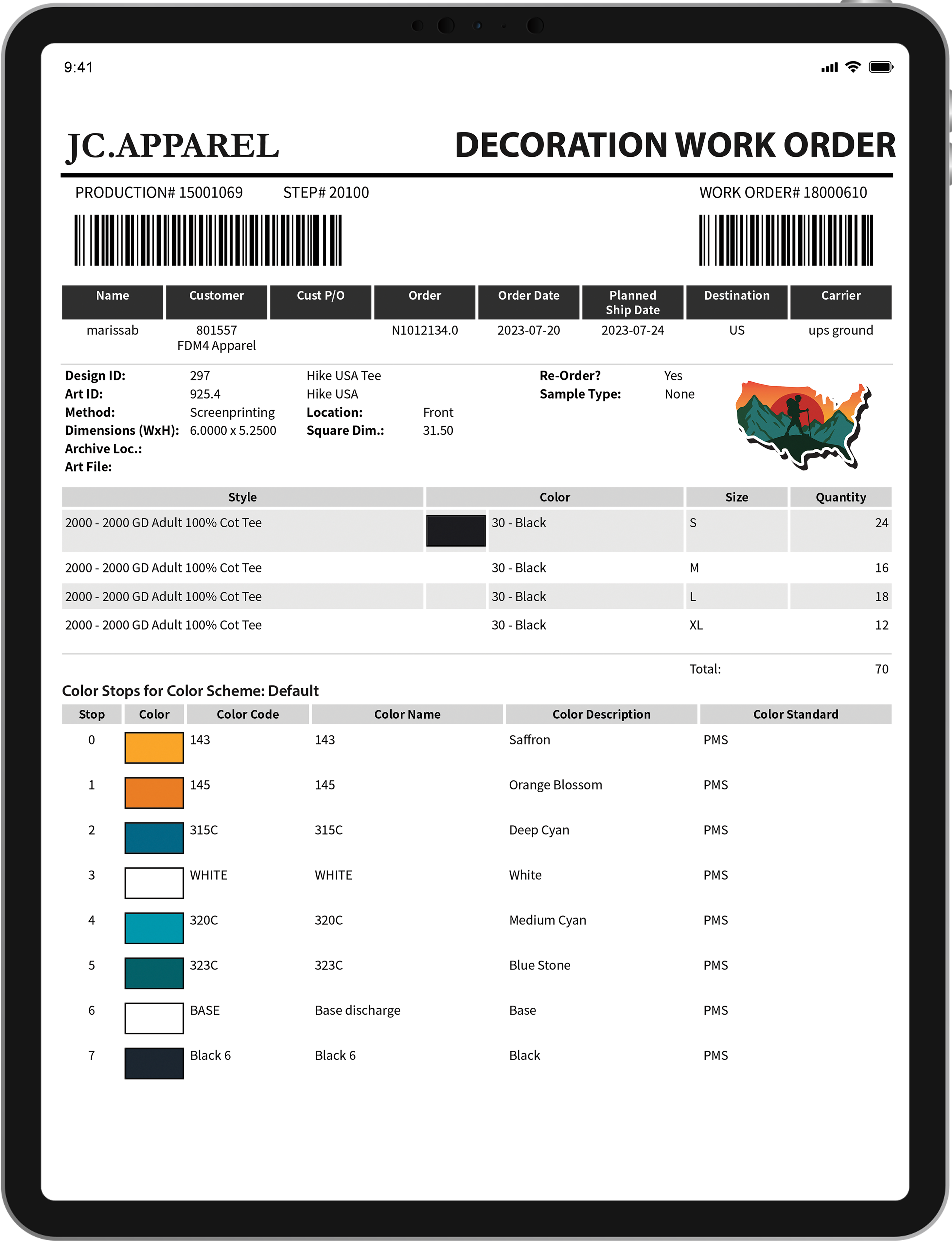 ERP Decoration For Apparel | Order Entry & Management | FDM4