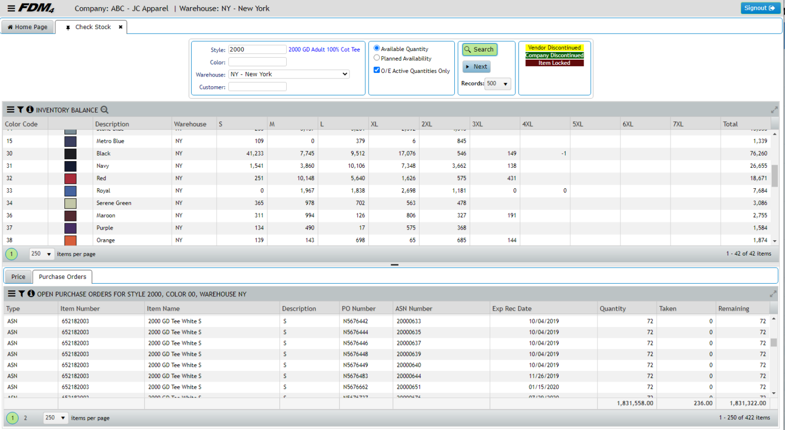 ERP - Inventory Management - FDM4 ENTERPRISE SOFTWARE