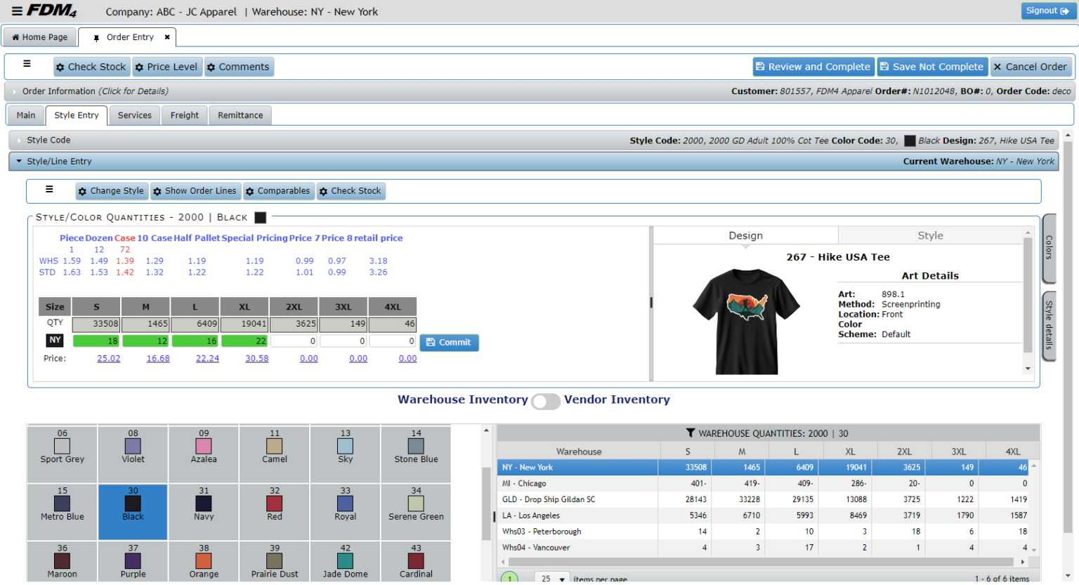 ERP - Order Management — FDM4 ENTERPRISE SOFTWARE