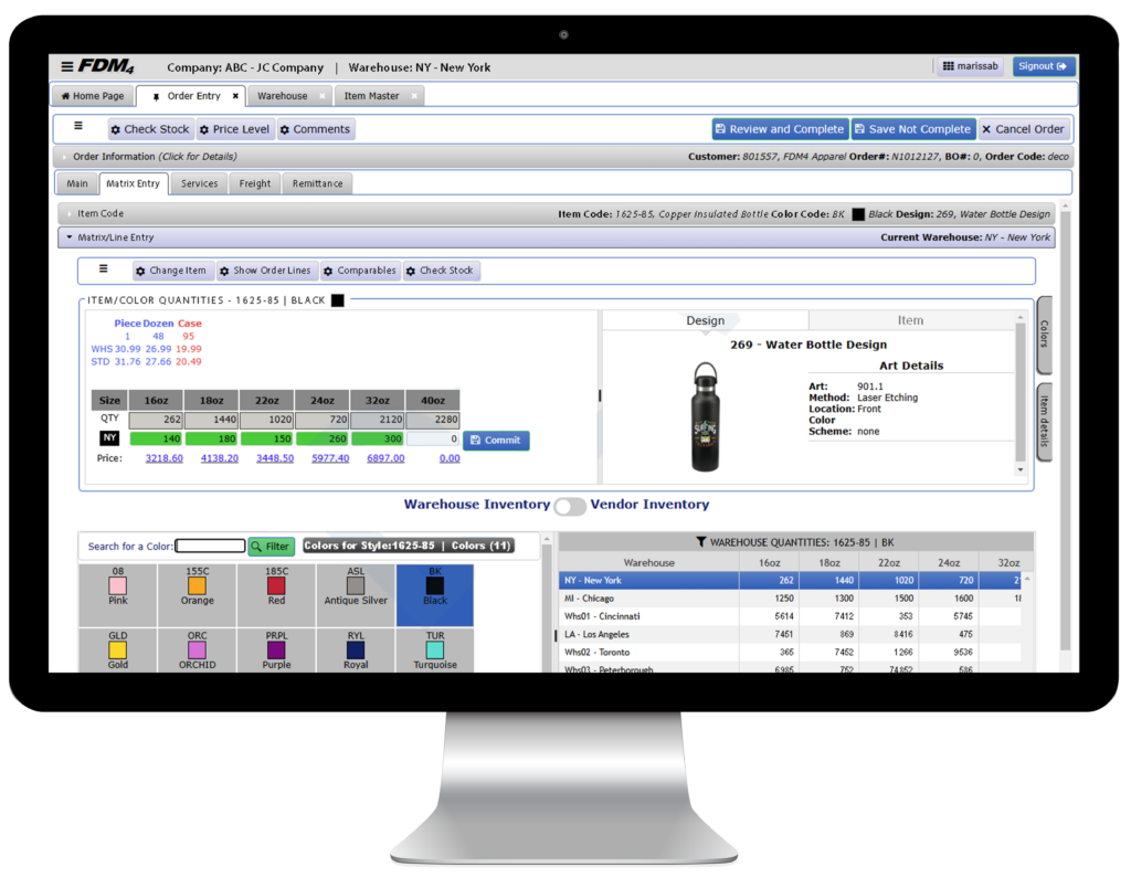 ERP Non Apparel Brochure — FDM4 ENTERPRISE SOFTWARE